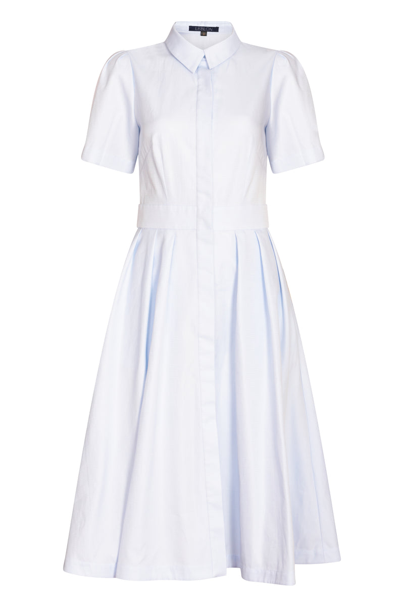 Alice Smart Shirt Dress White – Leblon London Ltd